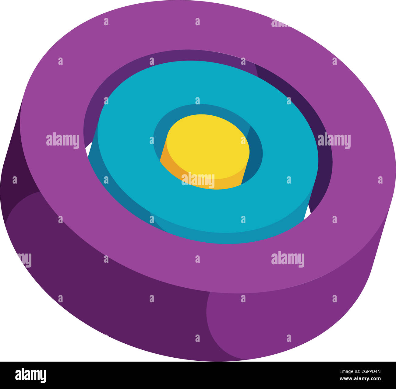 Colorful circles icon, cartoon style Stock Vector Image & Art - Alamy