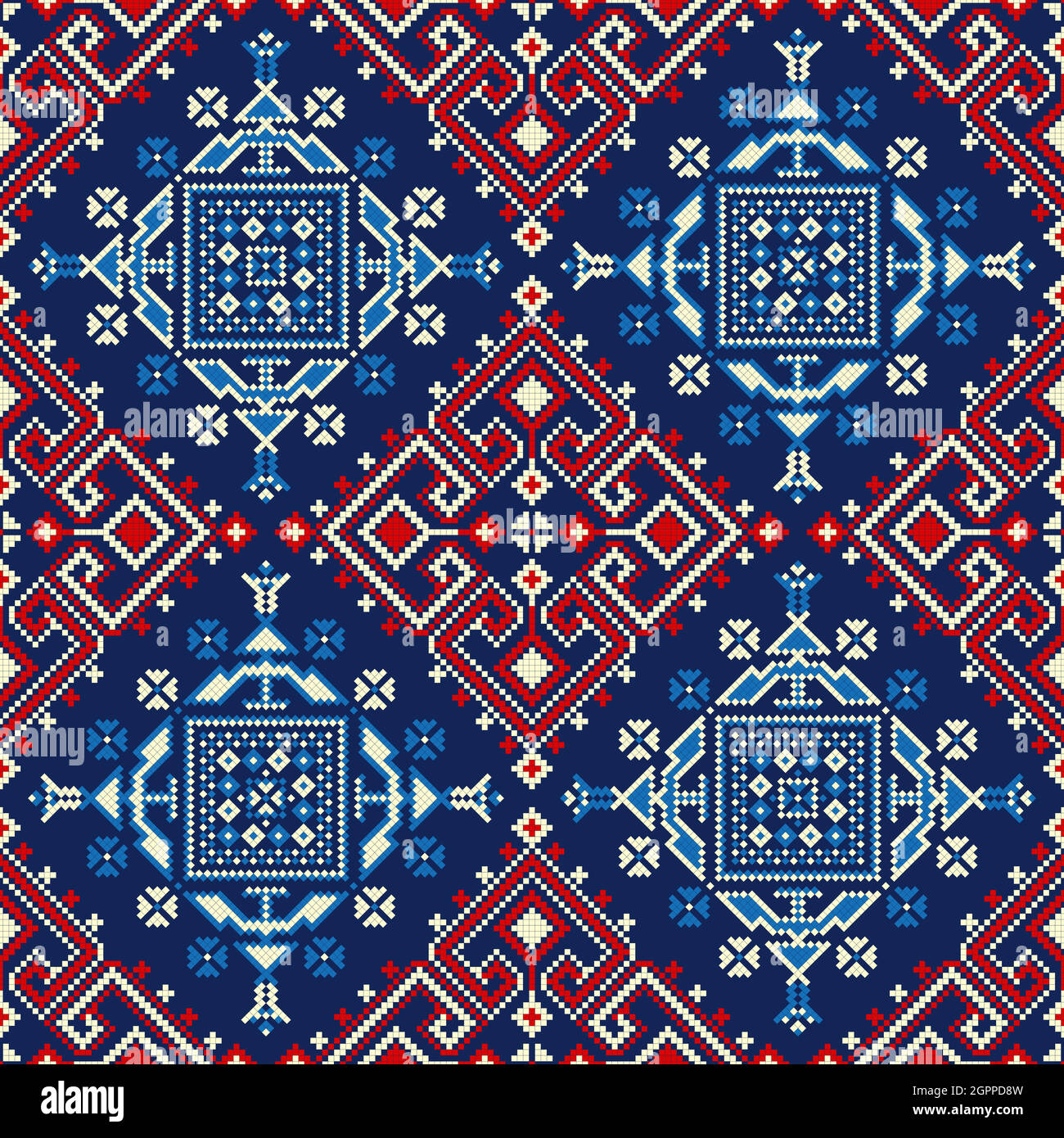 Romanian traditional pattern 53 Stock Vector Image & Art - Alamy