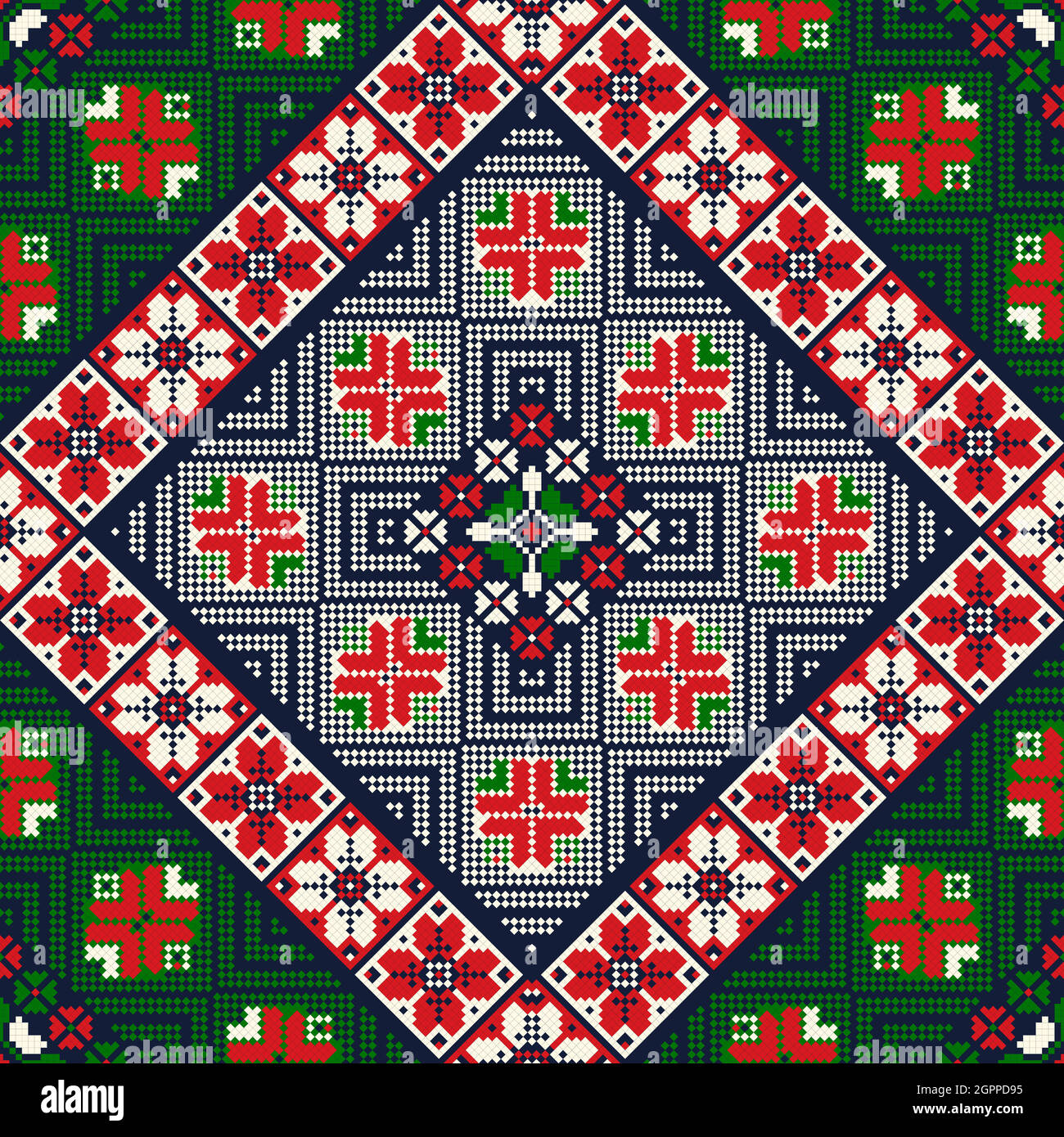 Romanian traditional pattern 32 Stock Vector Image & Art - Alamy