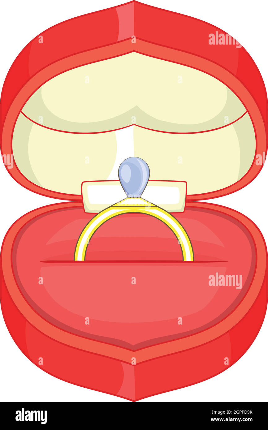 Wedding ring icon, cartoon style Stock Vector Image & Art - Alamy