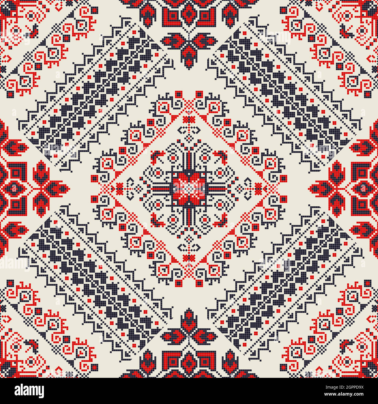 Romanian traditional pattern 149 Stock Vector Image & Art - Alamy