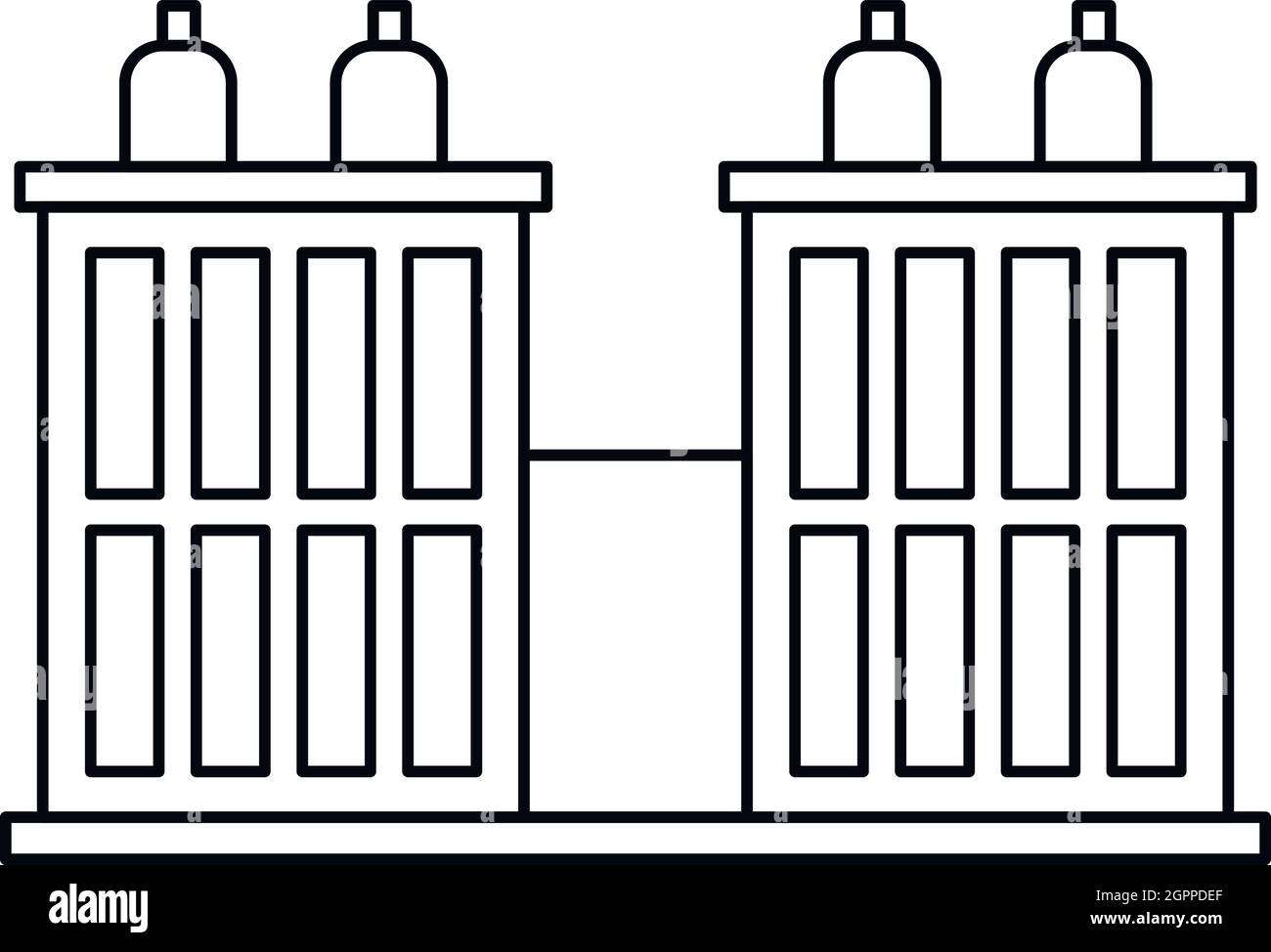 Factory outline hi-res stock photography and images - Alamy