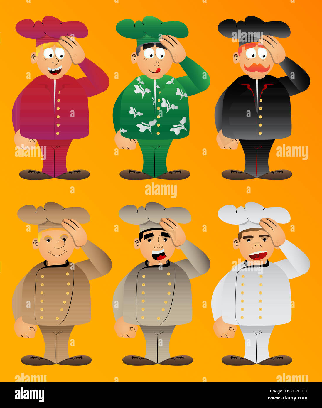 Professional head chef hi-res stock photography and images - Alamy