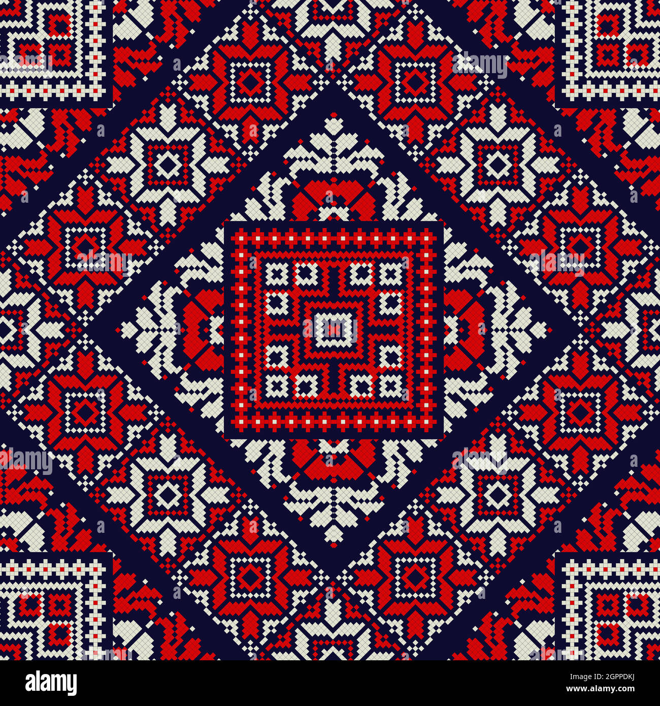 Romanian traditional pattern 70 Stock Vector Image & Art - Alamy