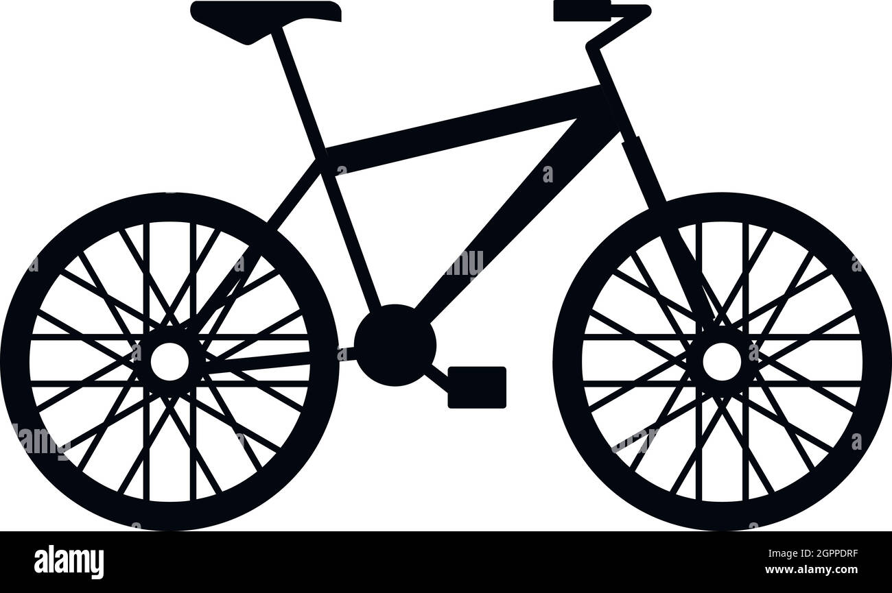 Simple bike Stock Vector Images - Alamy