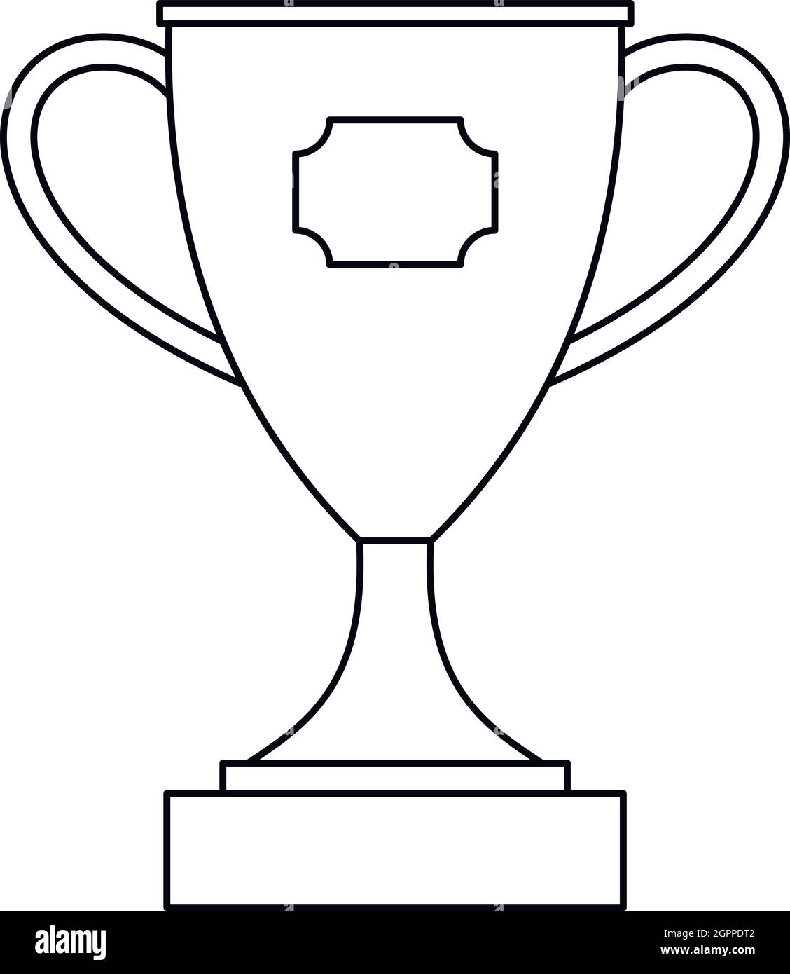 Trophy Cup Outline