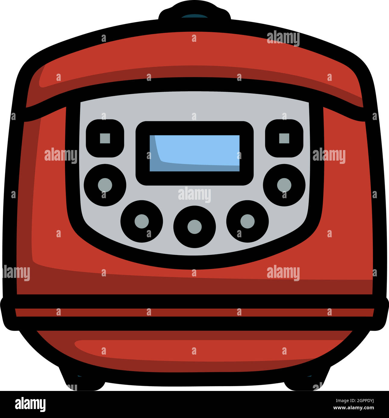 Kitchen Multicooker Machine Icon Stock Vector Image & Art - Alamy