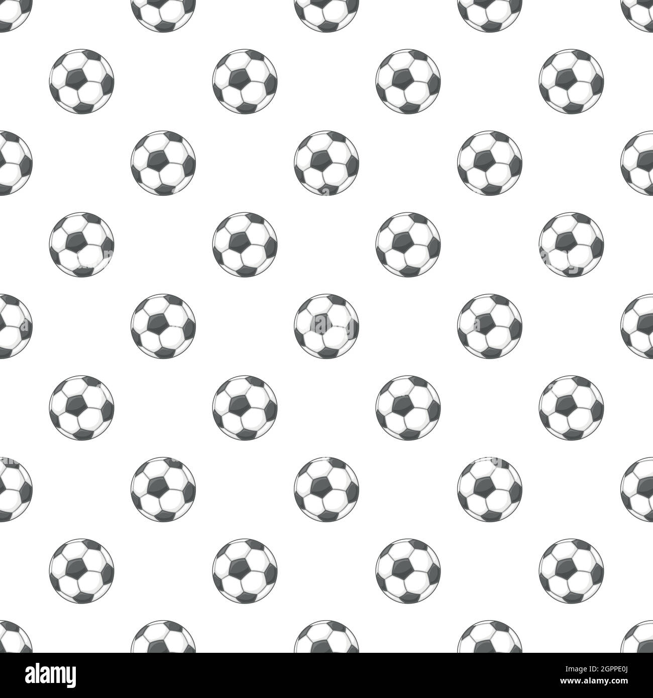 Soccer ball pattern, cartoon style Stock Vector Image & Art - Alamy