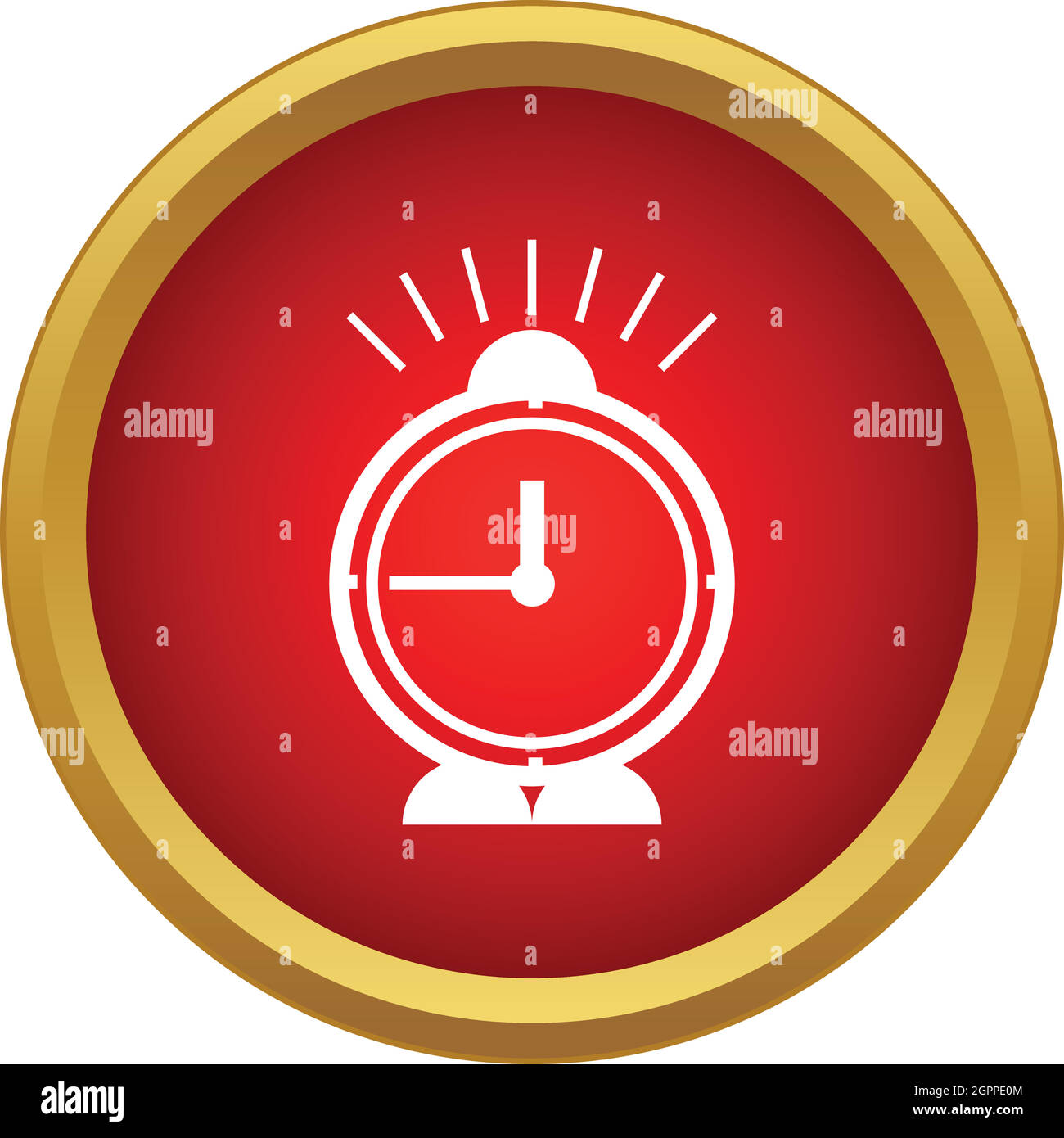 Alarm clock button Stock Vector Images - Alamy