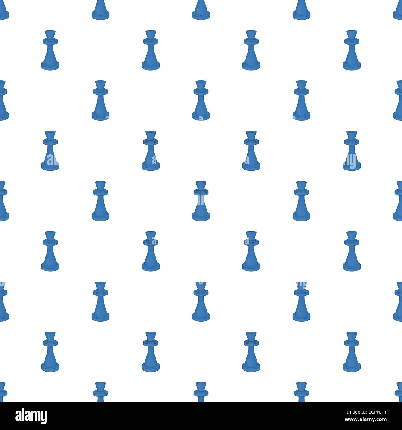Chess king pattern, cartoon style Stock Vector Image & Art - Alamy