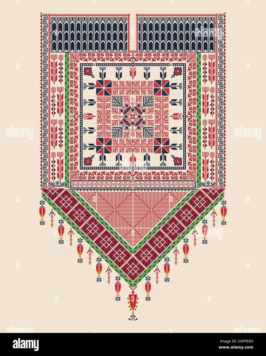 Palestinian scarf Stock Vector Images - Alamy