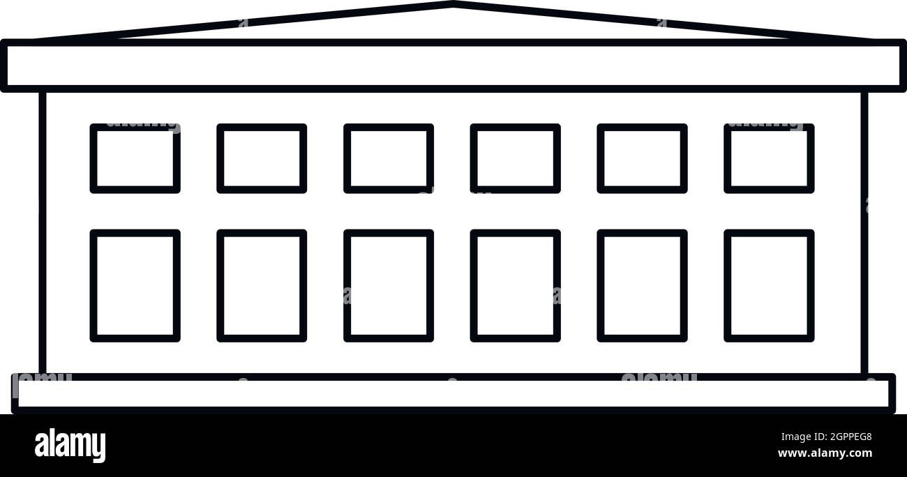 Mortgage loan icon outline hi-res stock photography and images - Alamy