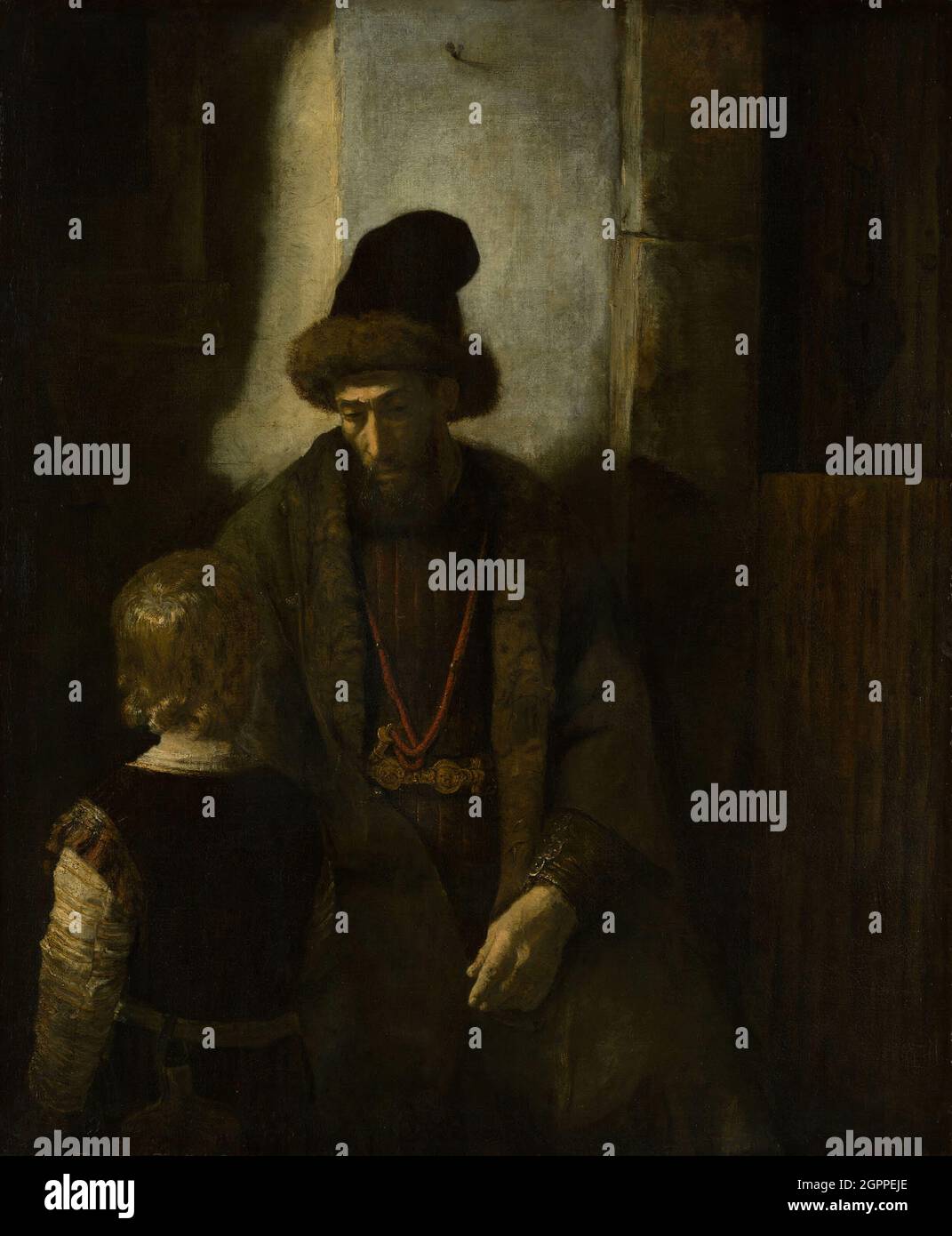 Jacob's Farewell to Benjamin, 1650/60. [In the Old Testament, Benjamin ...