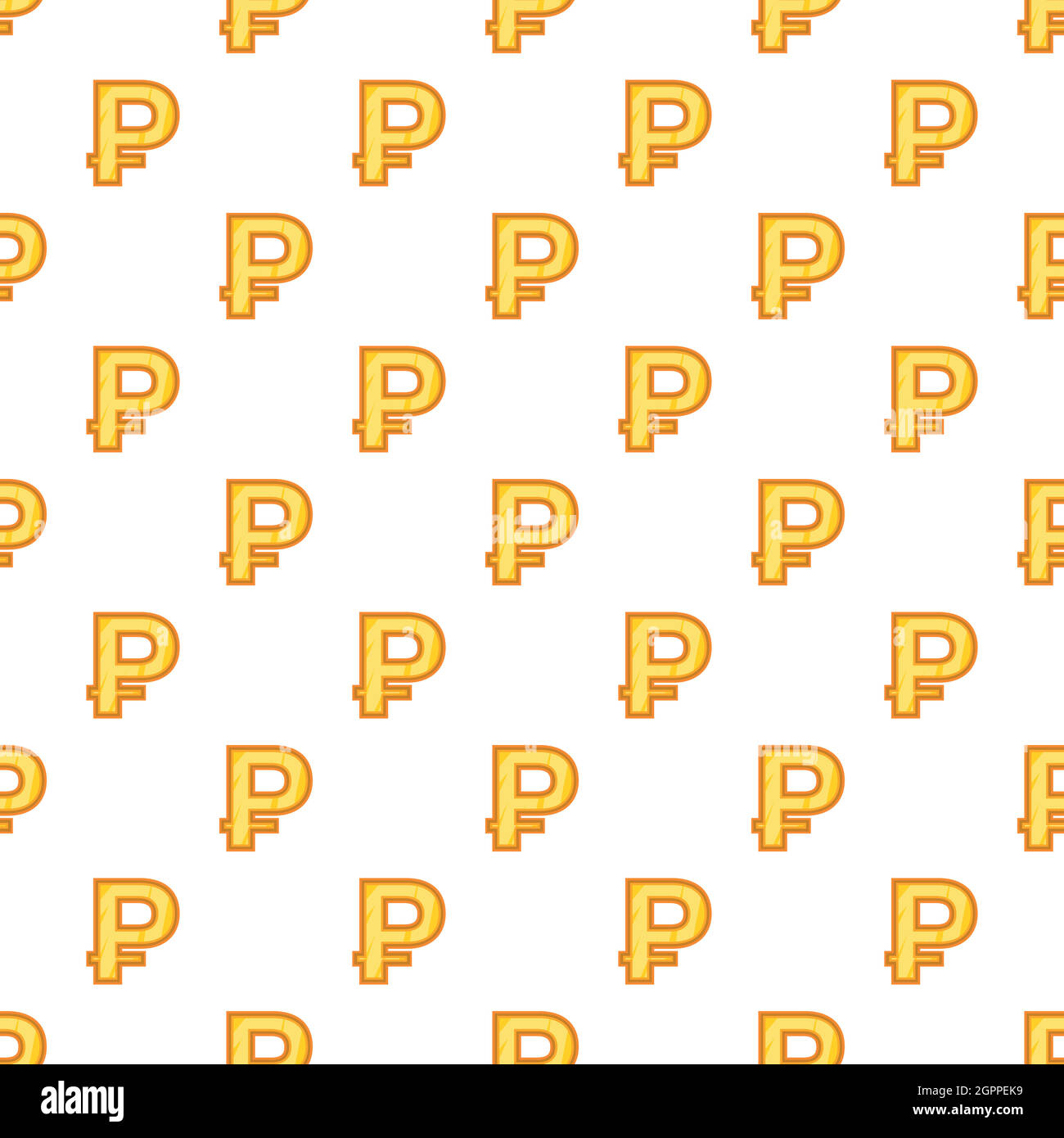 Ruble currency symbol pattern, cartoon style Stock Vector Image & Art ...