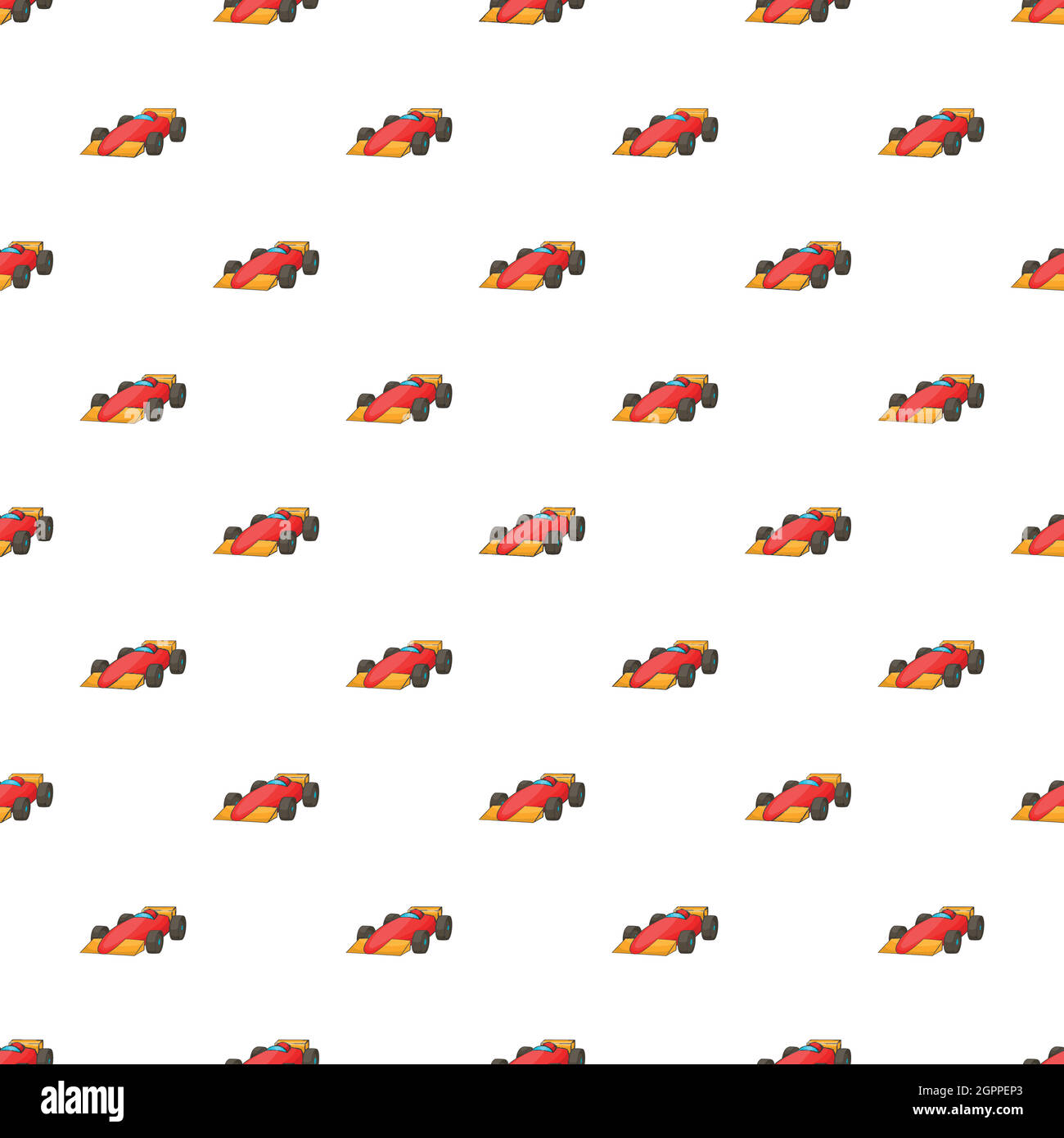 Race car pattern, cartoon style Stock Vector Image & Art - Alamy