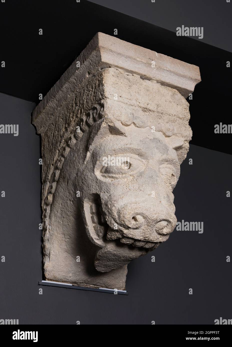 Corbel with Animal Mask with Protruding Tongue from the Monastery ...