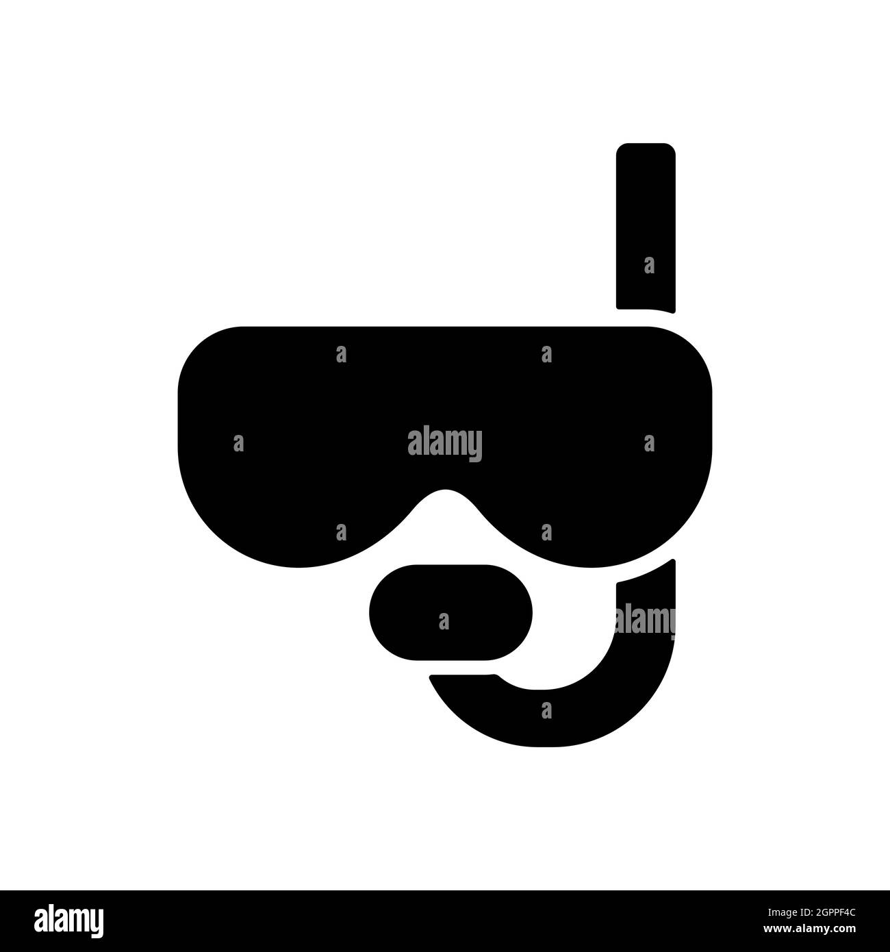 Scuba diving glyph icon Stock Vector Images - Alamy