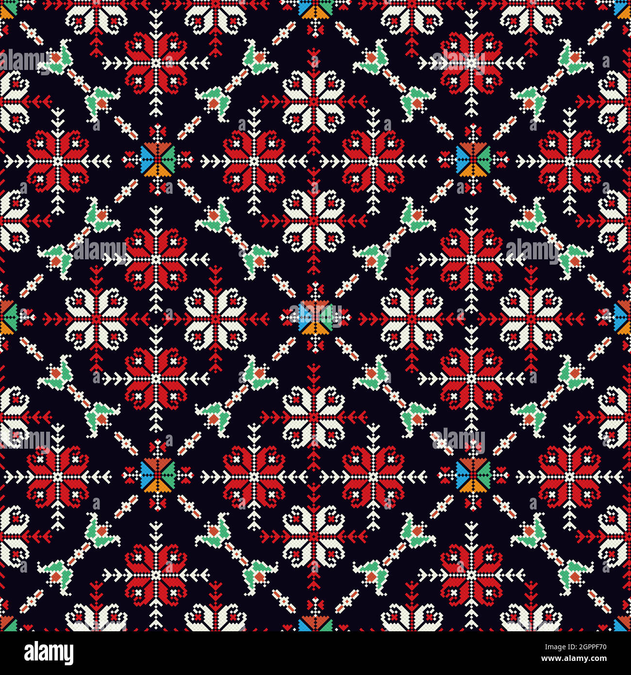 Romanian traditional pattern 21 Stock Vector Image & Art - Alamy
