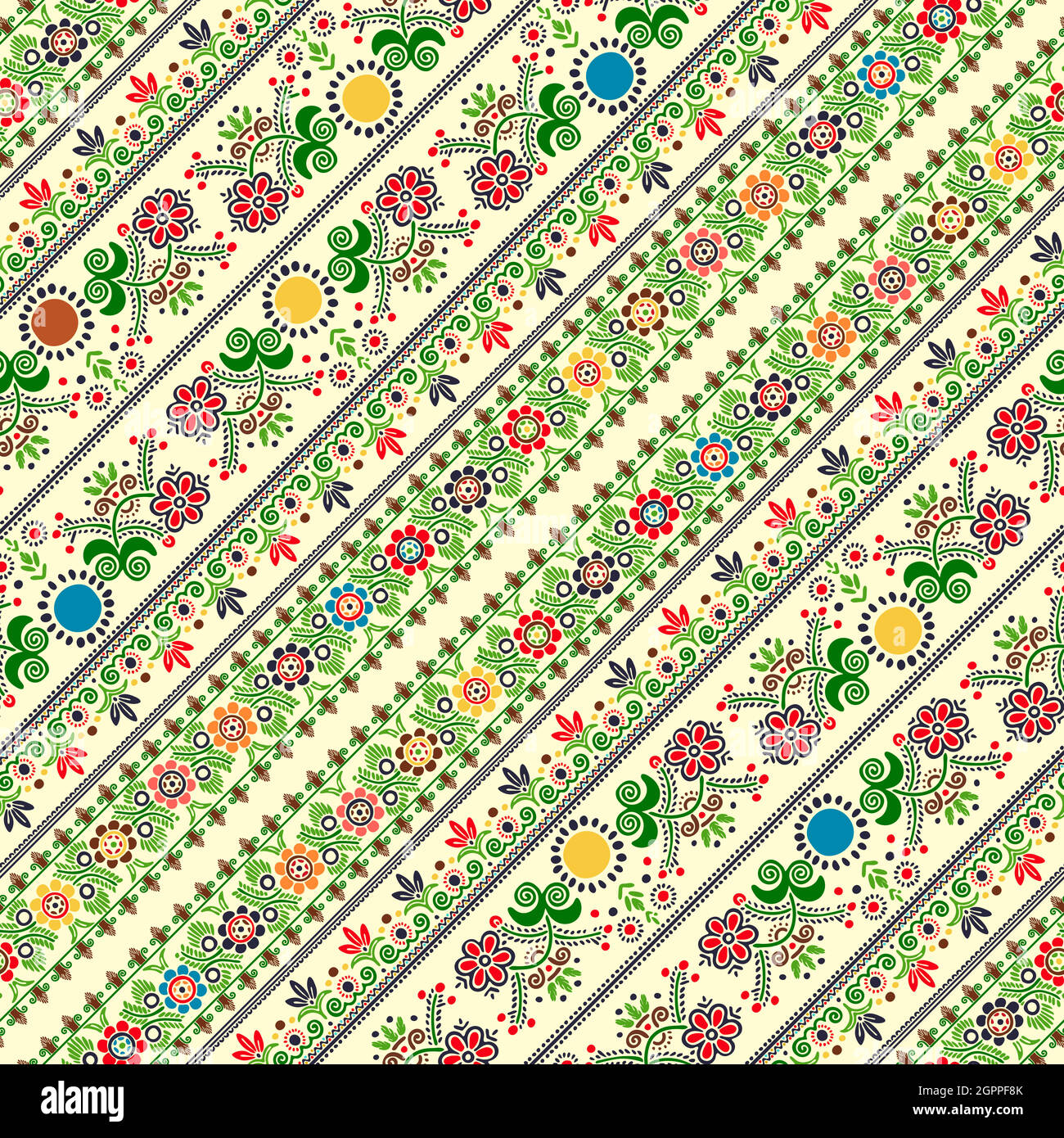 Hungarian seamless pattern 3 Stock Vector Image & Art - Alamy