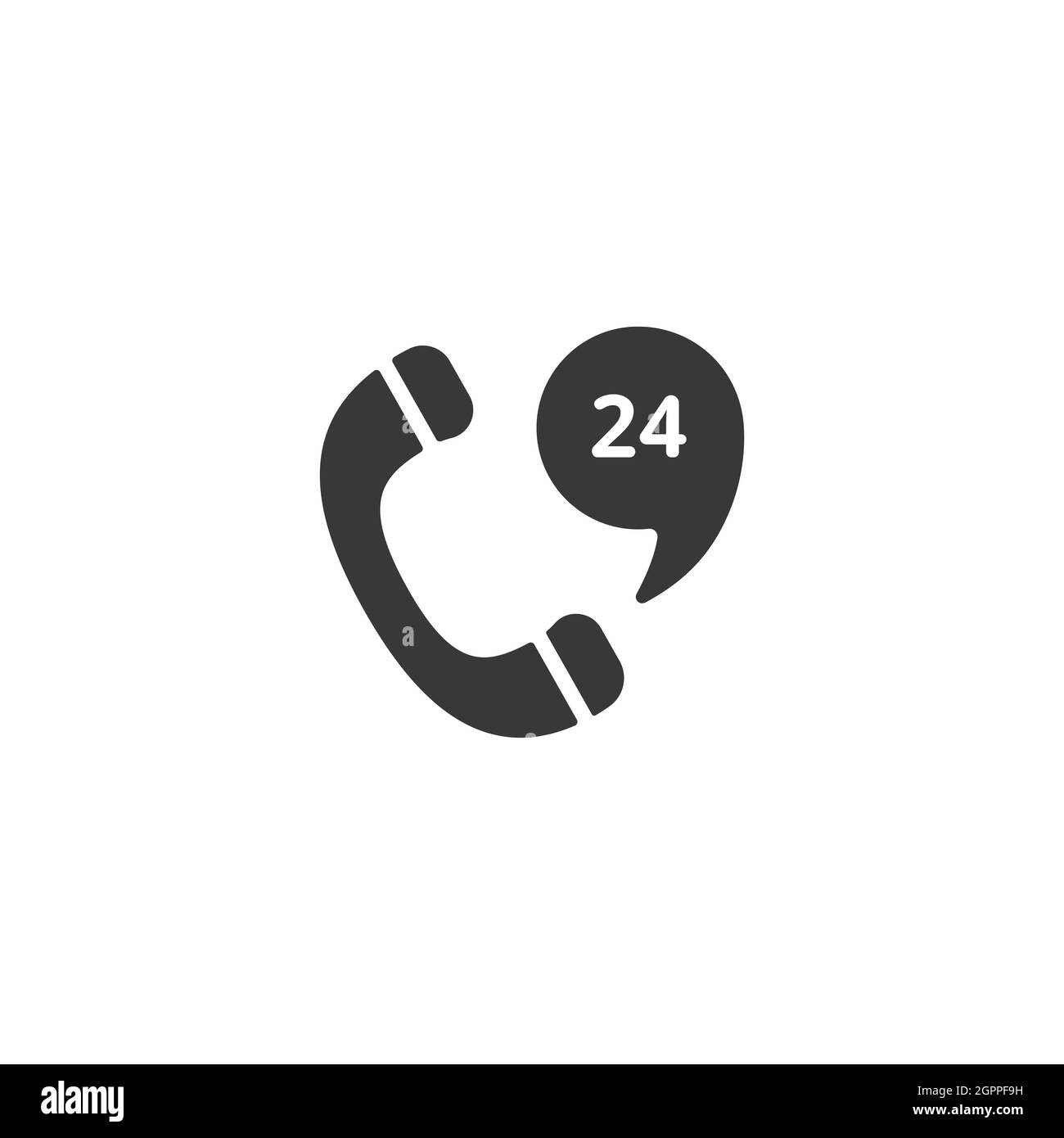 Service phone icon Stock Vector Images - Alamy