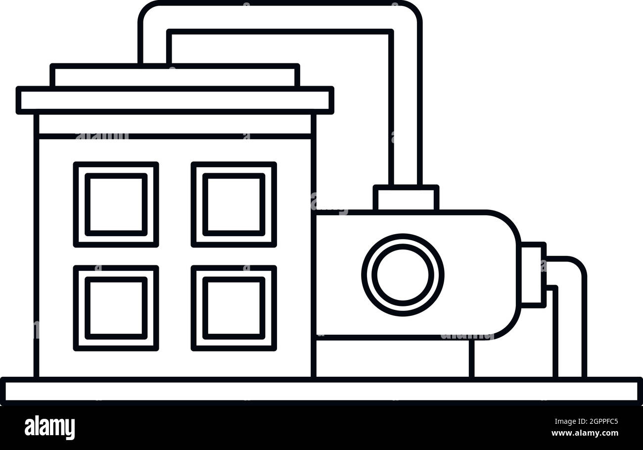 Vector flat outline oil Stock Vector Images - Alamy