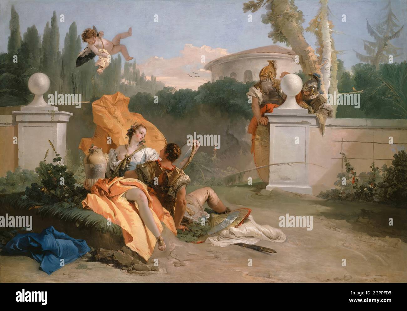 Rinaldo and Armida in Her Garden, 1742/45 Stock Photo - Alamy