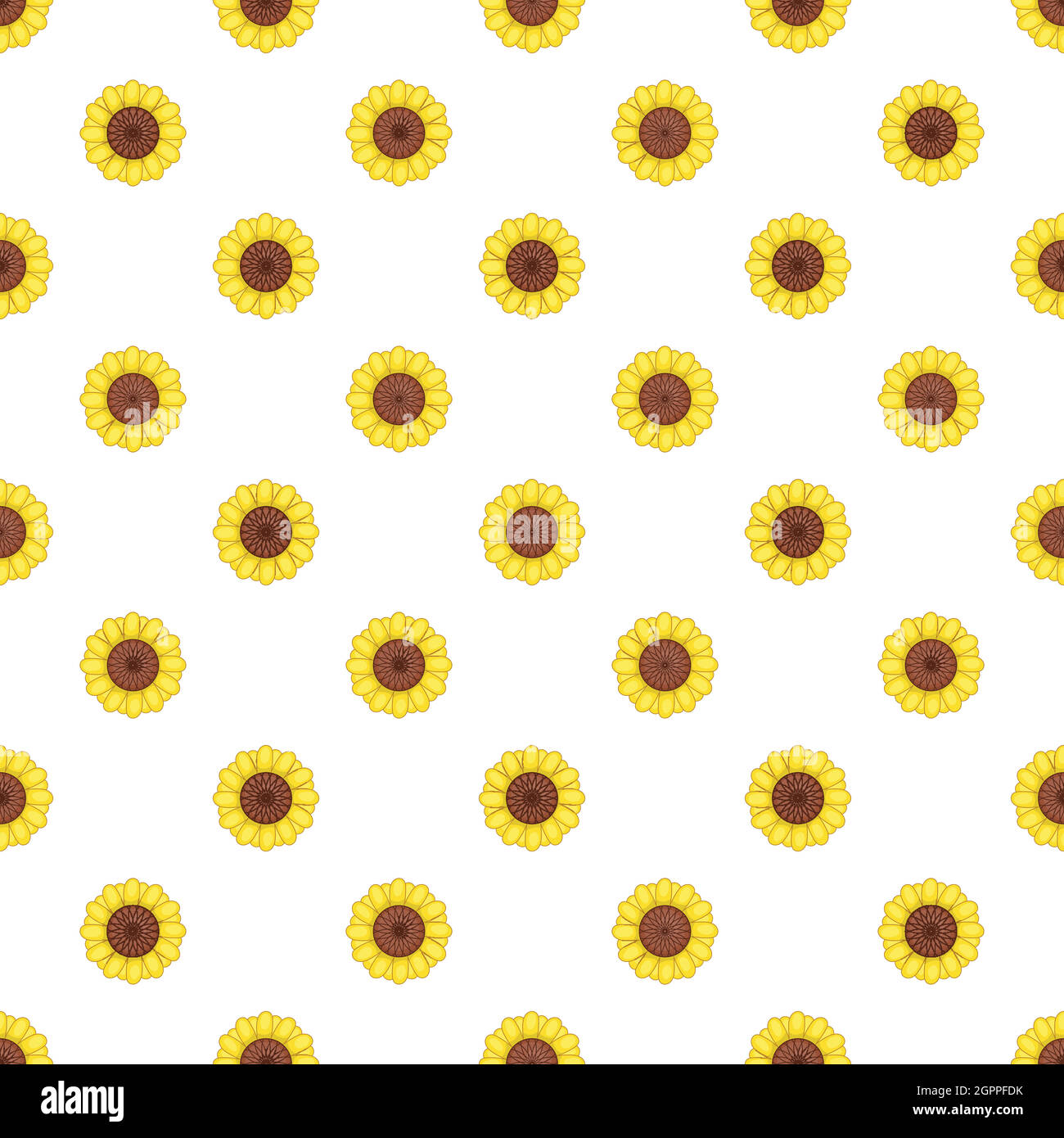 Flower pattern, cartoon style Stock Vector Image & Art - Alamy