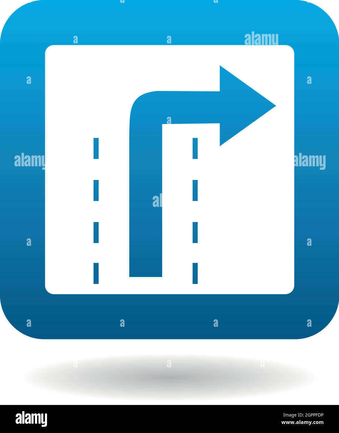 Road sign pointing right hi-res stock photography and images - Alamy