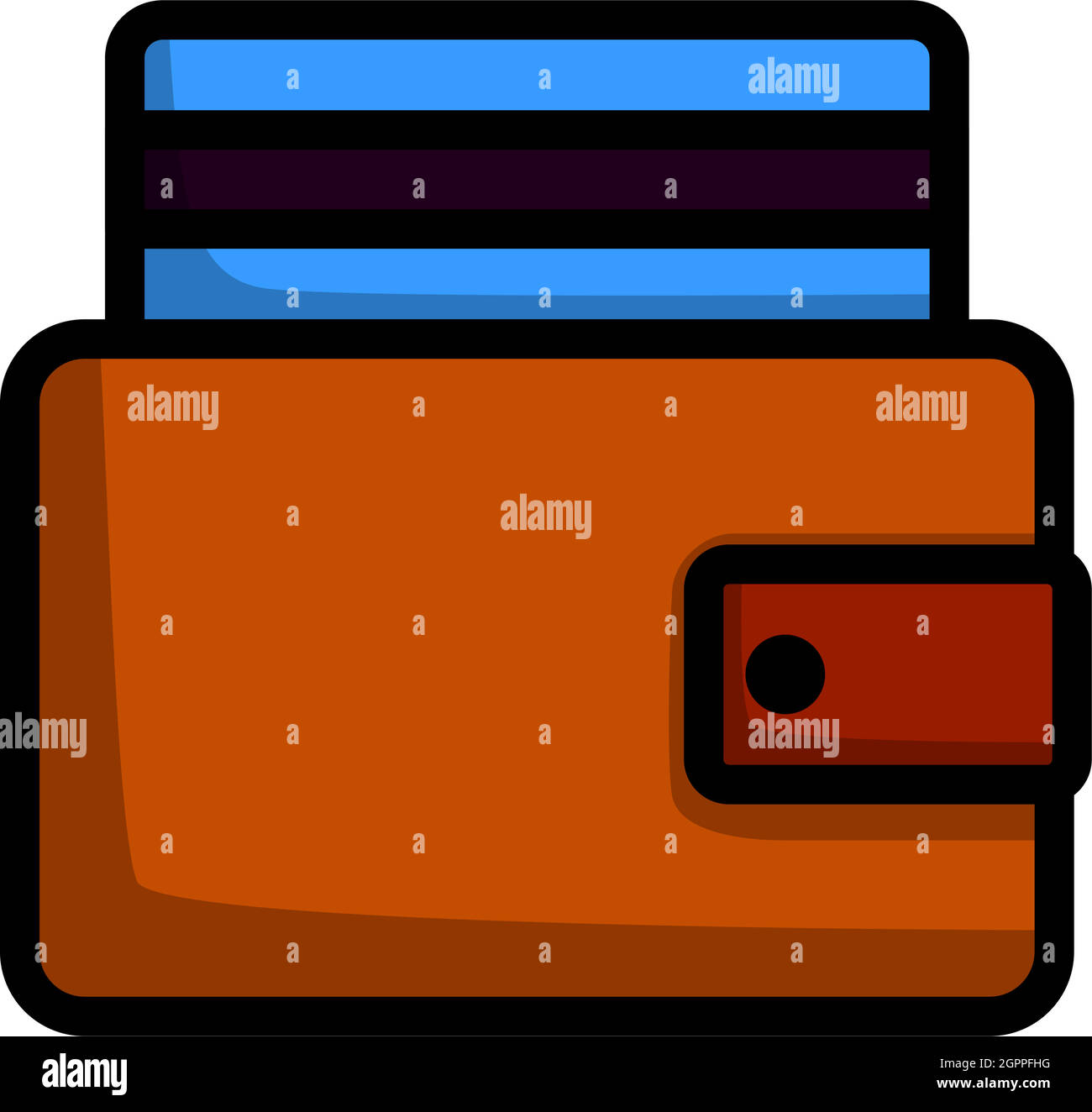 Money out from wallet Stock Vector Images - Alamy