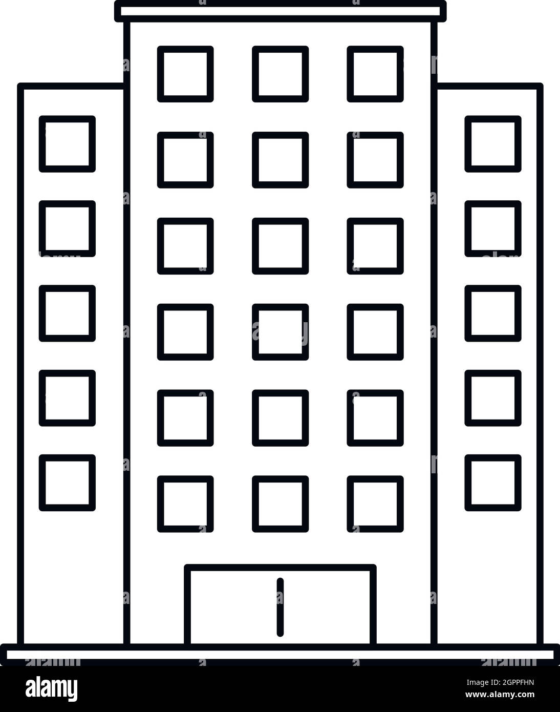 Mortgage loan icon outline Stock Vector Images - Alamy