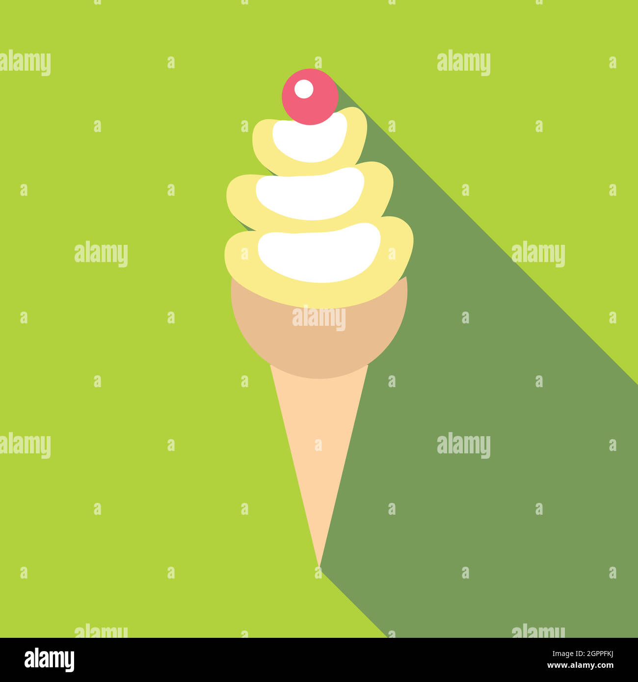 Ice cream berry in Stock Vector Images - Alamy