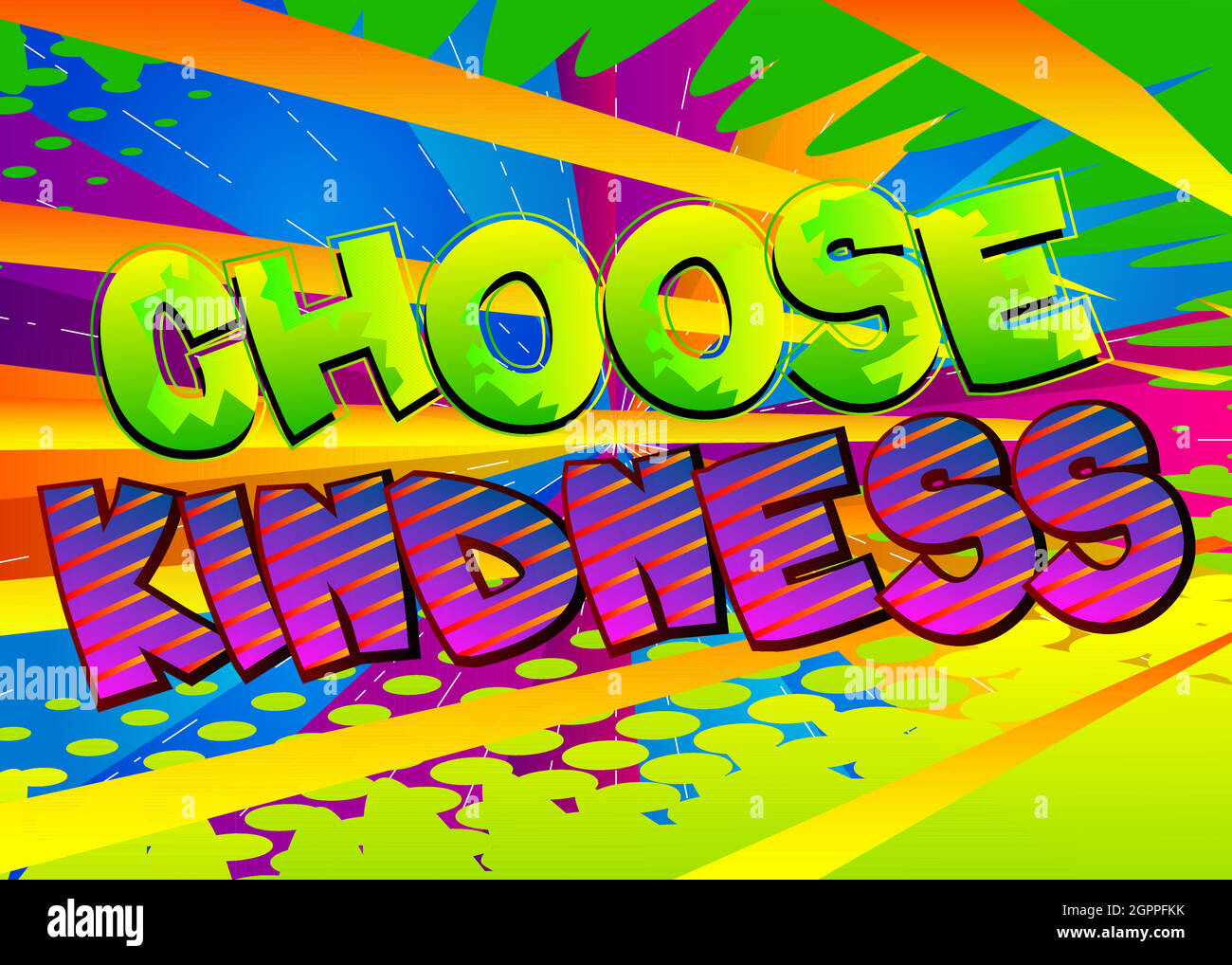 Choose kindness Stock Vector Images - Alamy
