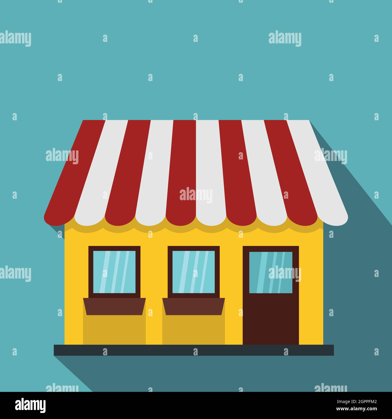 Shop here sign Stock Vector Images - Alamy