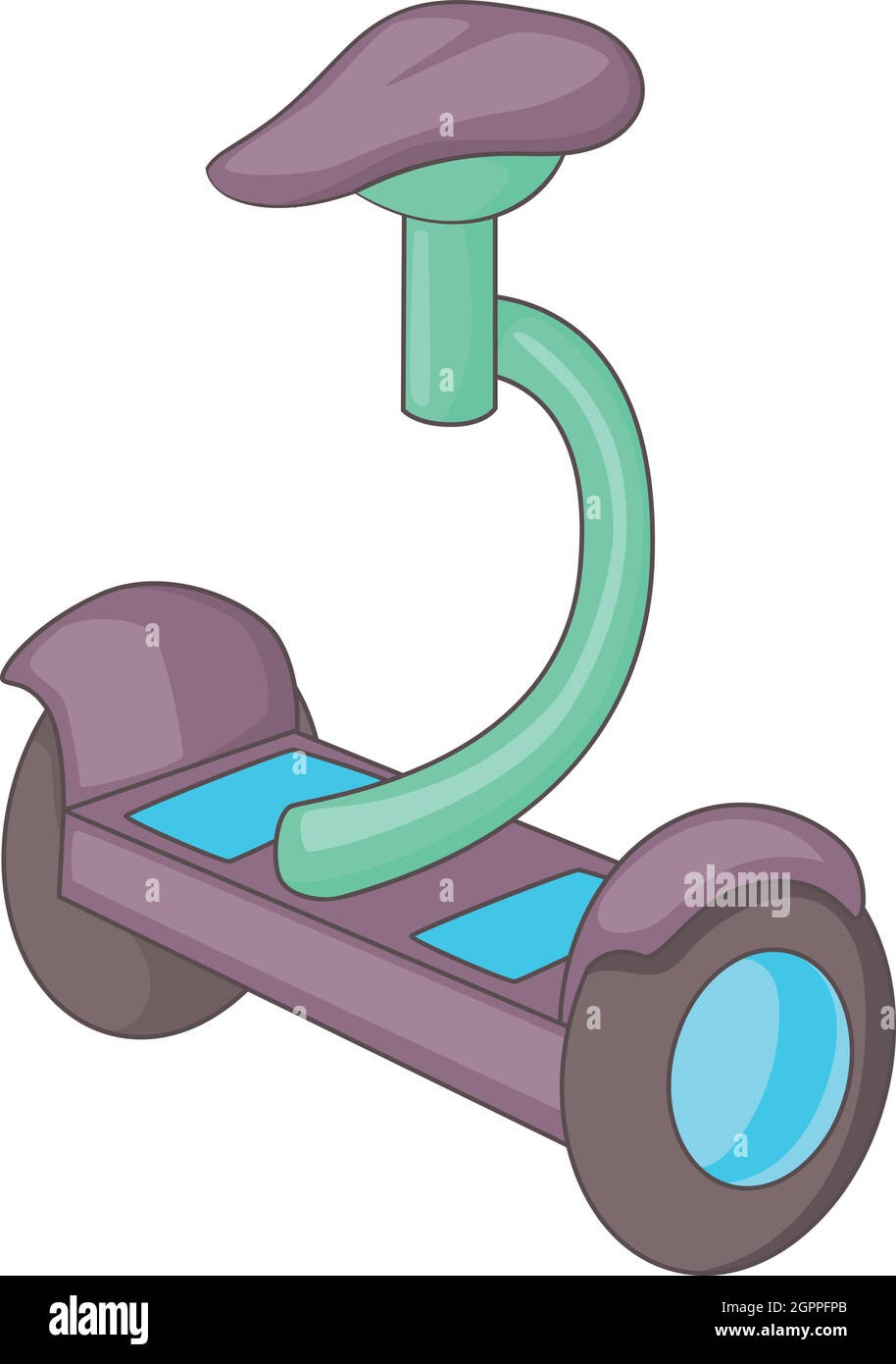 Scooter cartoon hi-res stock photography and images - Alamy