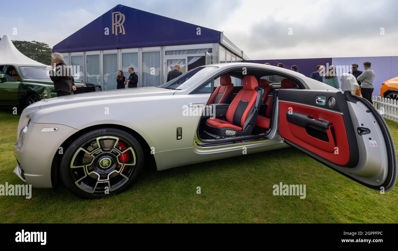 2021 Rolls-Royce Wraith Kryptos on display at the Concours d'Elegance ...