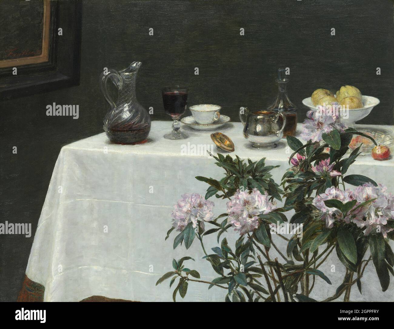 Still Life: Corner of a Table, 1873 Stock Photo - Alamy
