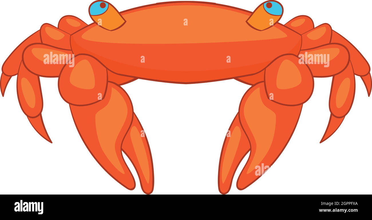 Red orange cartoon style Cut Out Stock Images & Pictures - Alamy