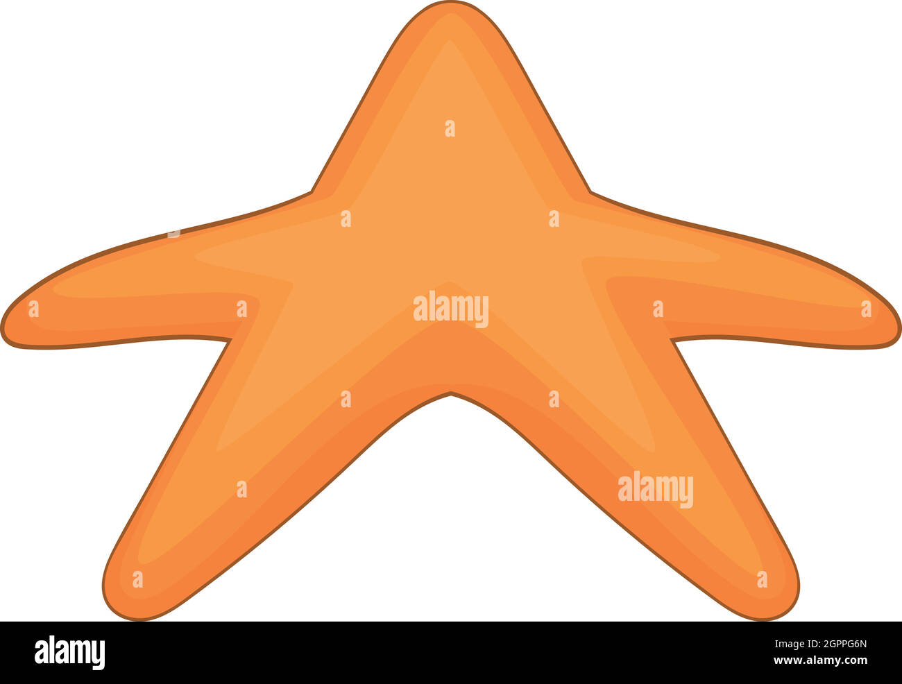 Starfish icon, cartoon style Stock Vector Image & Art - Alamy