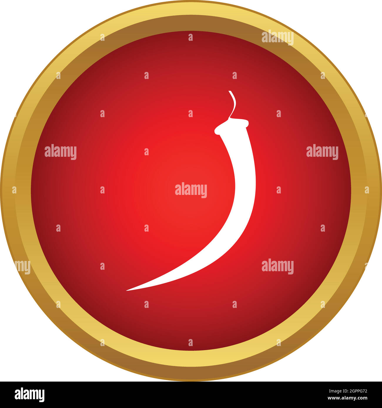 Red round chilli Stock Vector Images - Alamy