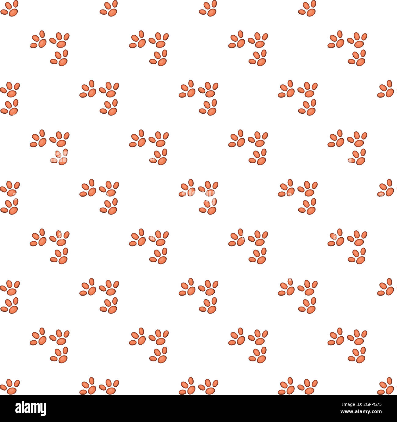 Paw Prints Illustration Dog High Resolution Stock Photography and ...