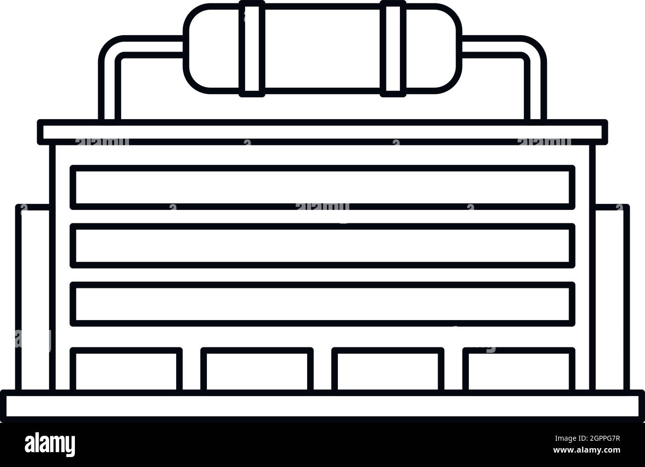 Power station industrial production Stock Vector Images - Alamy