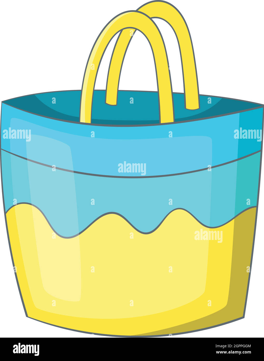 Beach bag icon, cartoon style Stock Vector Image & Art - Alamy