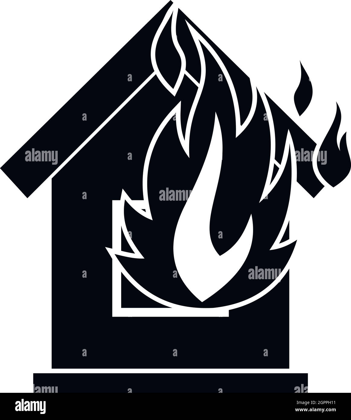 Preventing fire icon, simple style Stock Vector Image & Art - Alamy