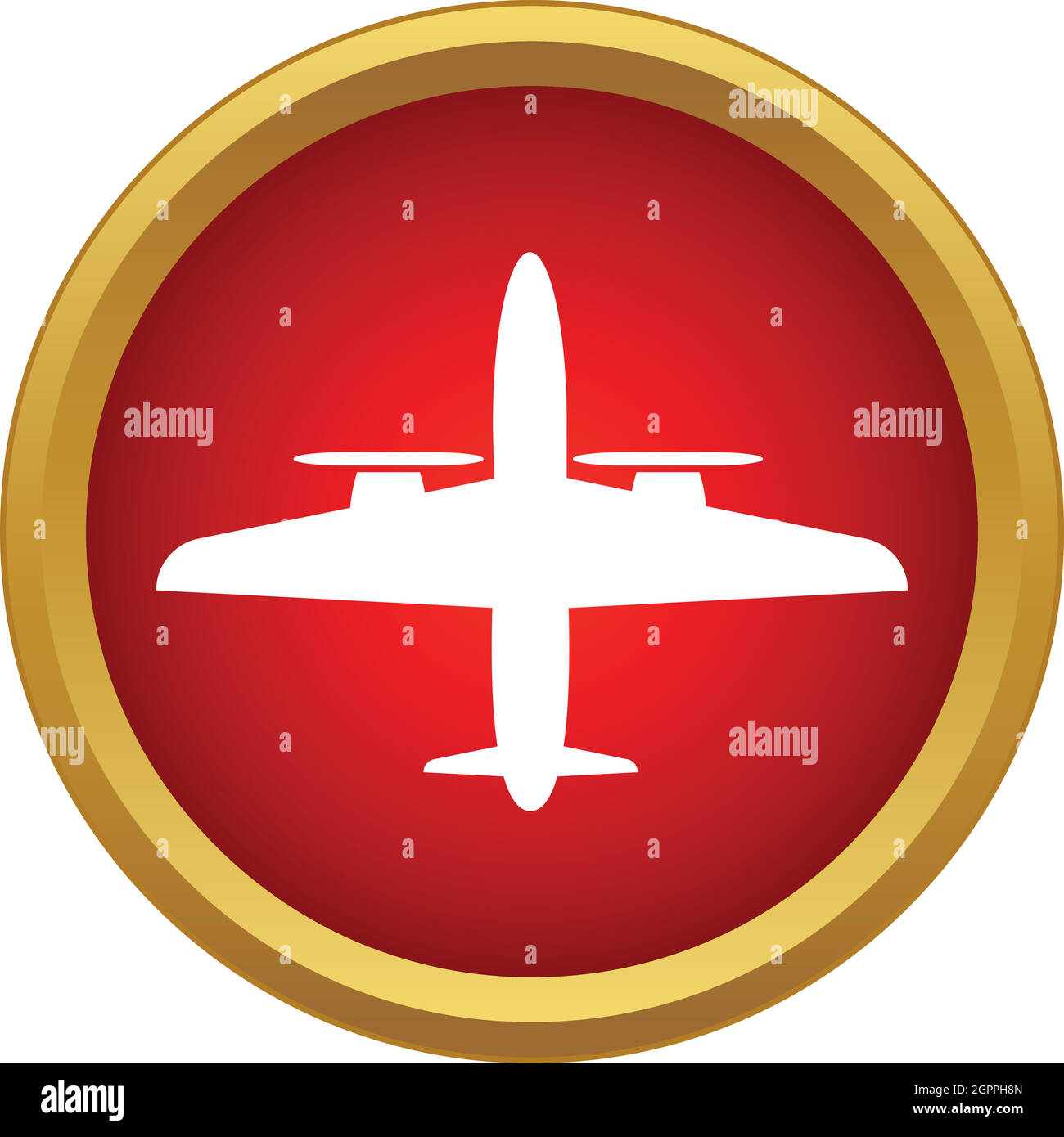 Red plane Stock Vector Images - Alamy