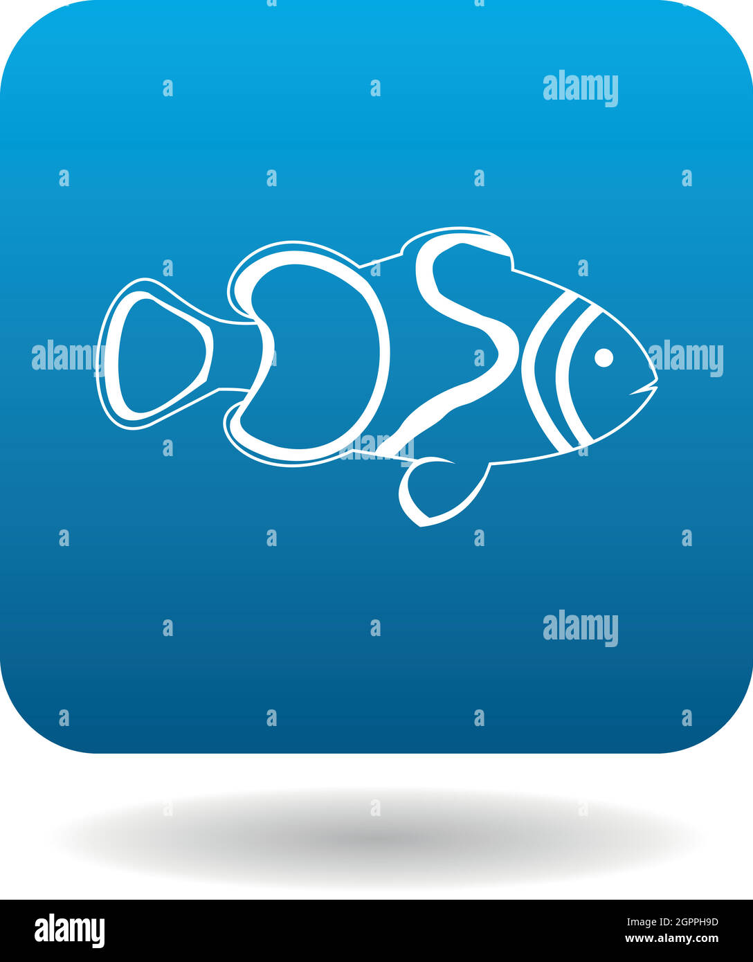 Clown Fish Vector Stock Vector Images - Alamy