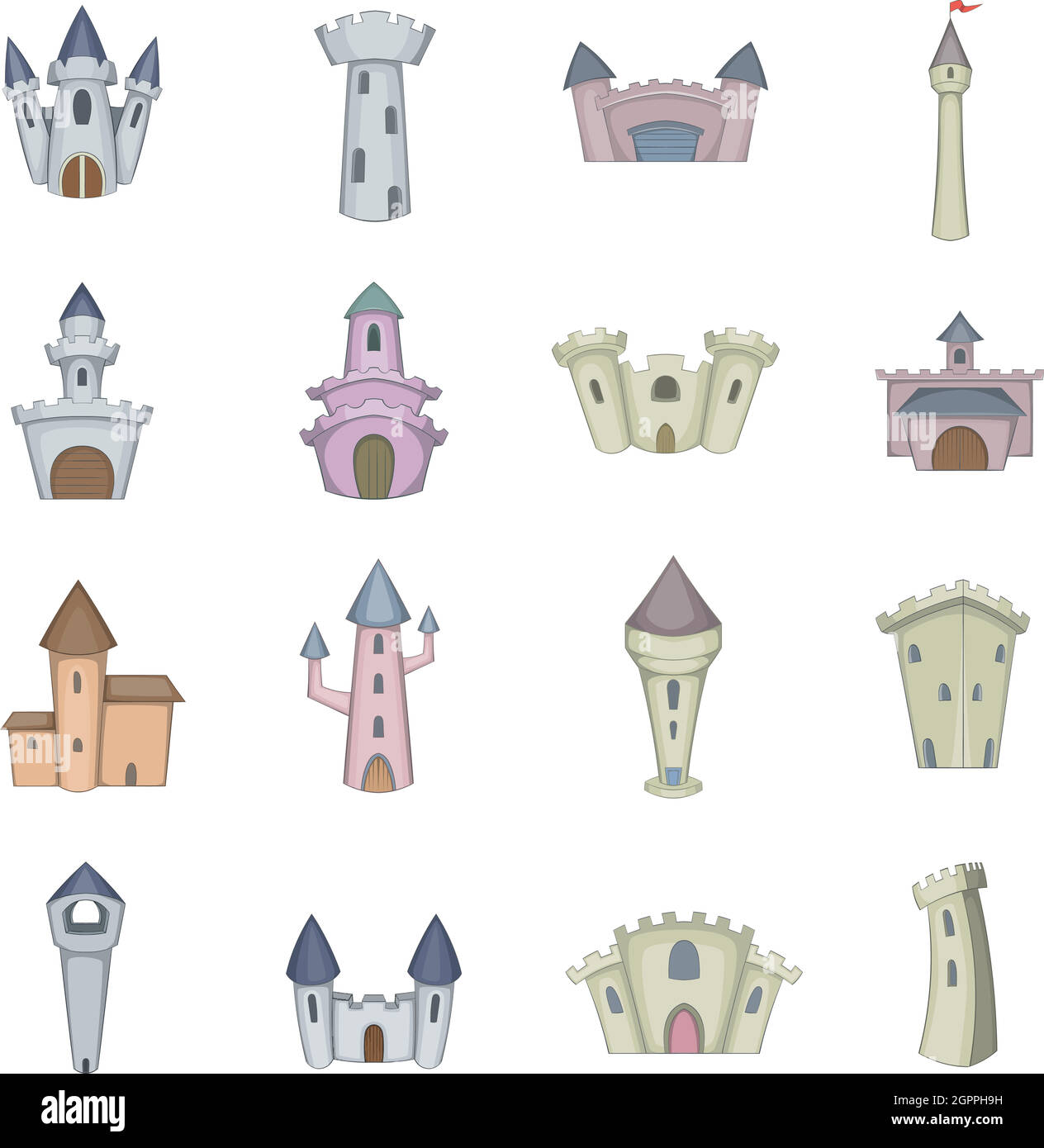 Tower set Cut Out Stock Images & Pictures - Alamy