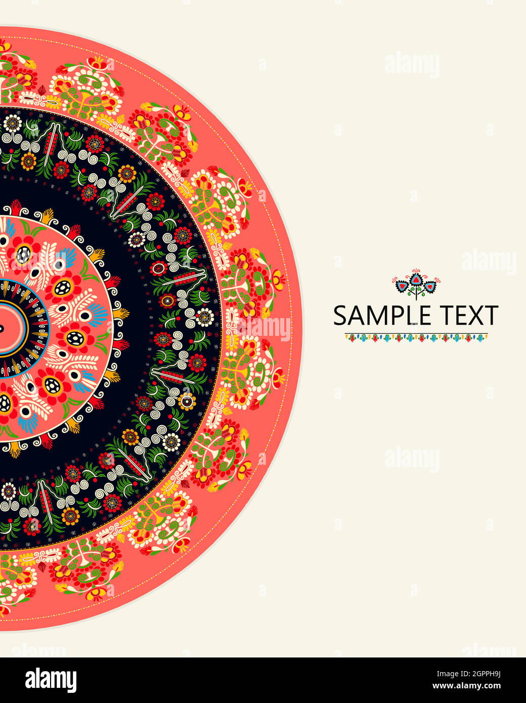 Hungarian design element card 4 Stock Vector Image & Art - Alamy