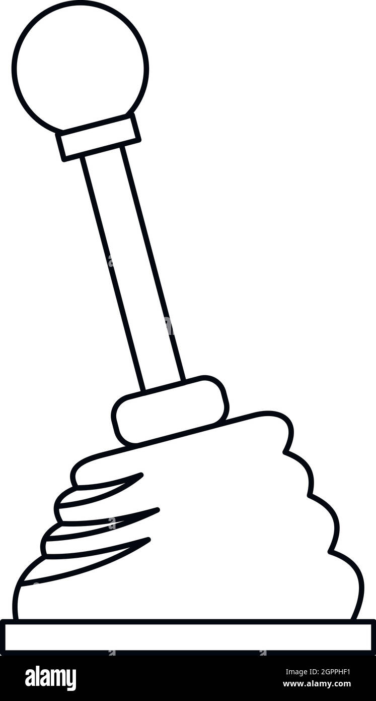 Black manual transmission Stock Vector Images - Alamy