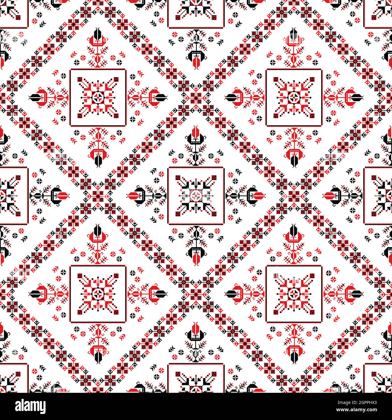 Romanian traditional pattern 4 Stock Vector Image & Art - Alamy