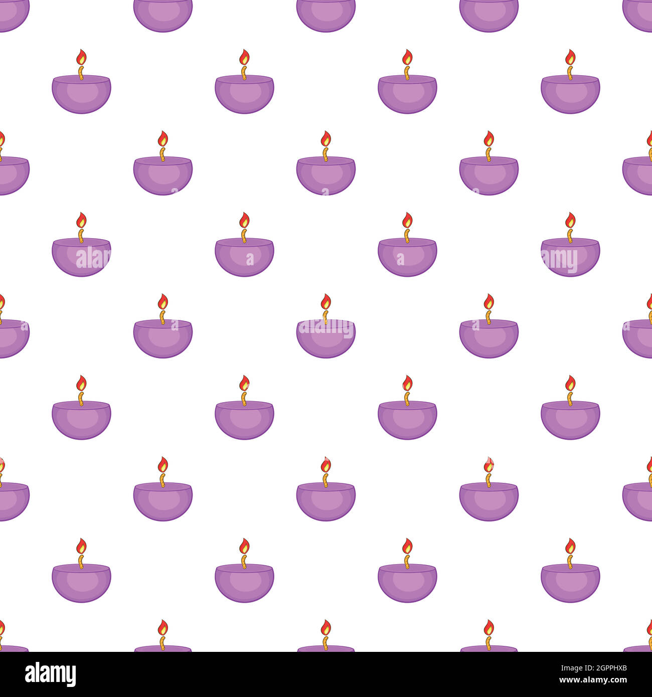 Candle pattern, cartoon style Stock Vector Image & Art - Alamy